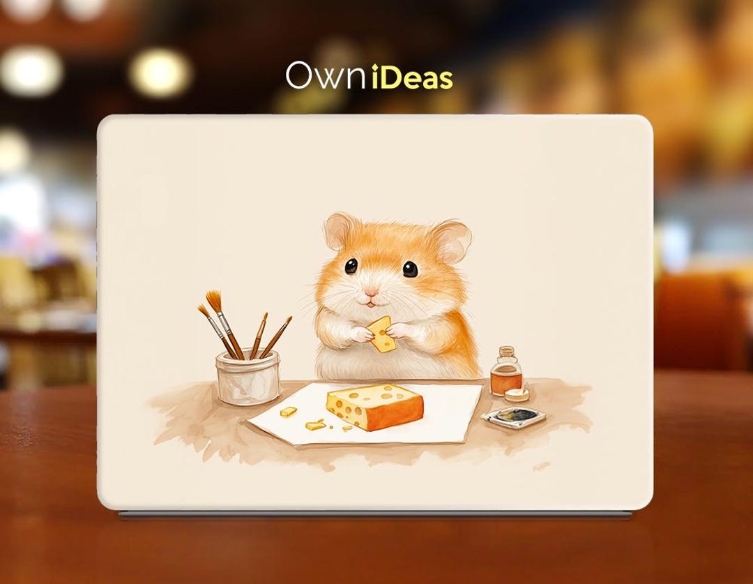 Hp Probook Laptop Sticker Cute Hamster Customized Gift for Sister Vinyl ...
