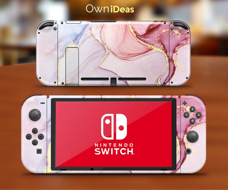 Nintendo Switch Skin Marble Texture Design Personalized Gifts - Etsy