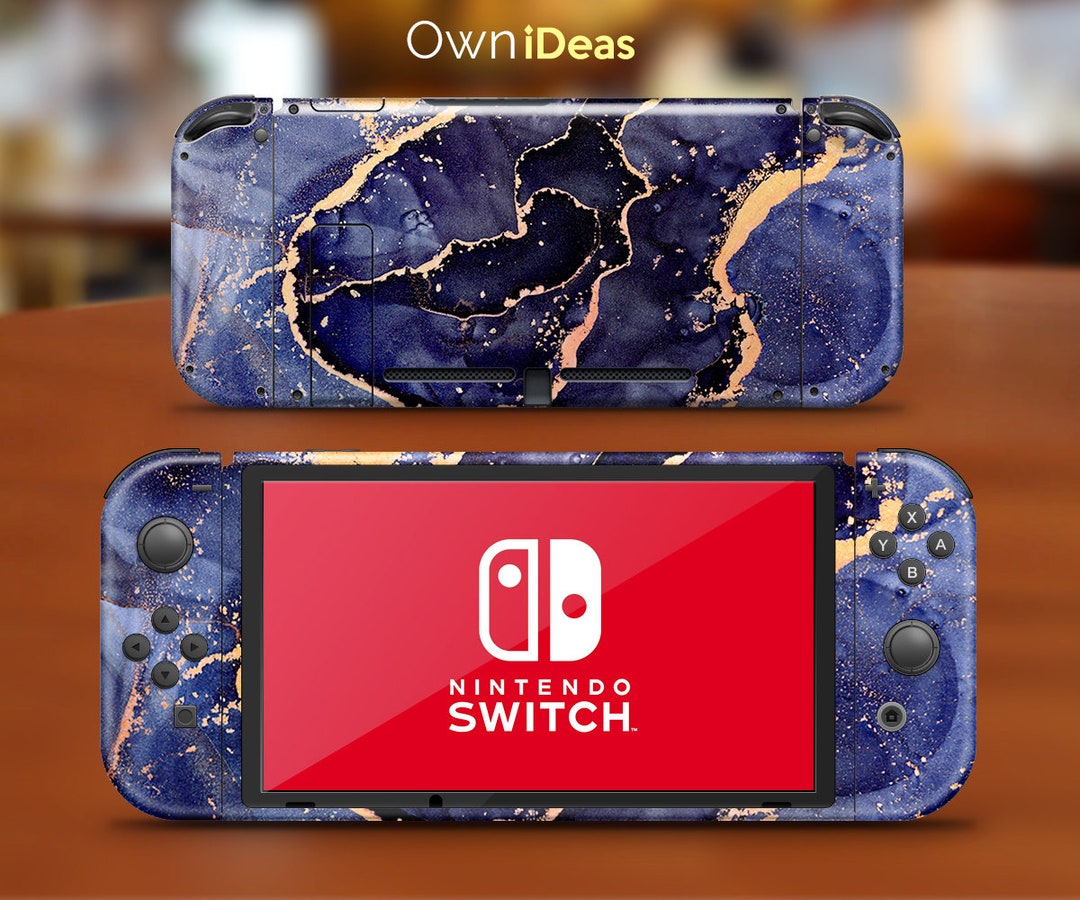 Nintendo Vinyl Sticker Purple Marble Texture Design Personalized Gifts ...