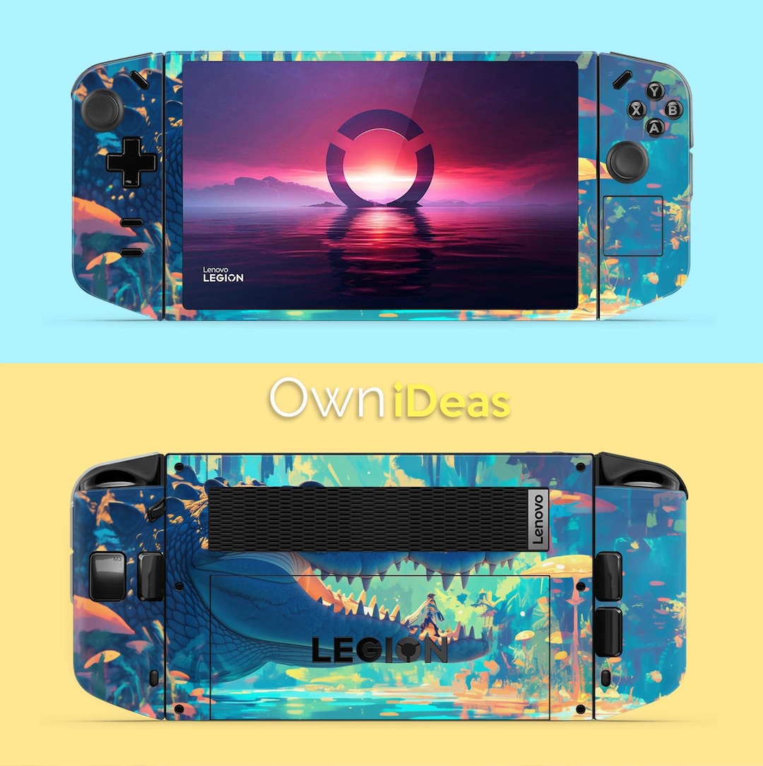 Custom Legion Go Skin With Transparent Protective Case Mystical ...