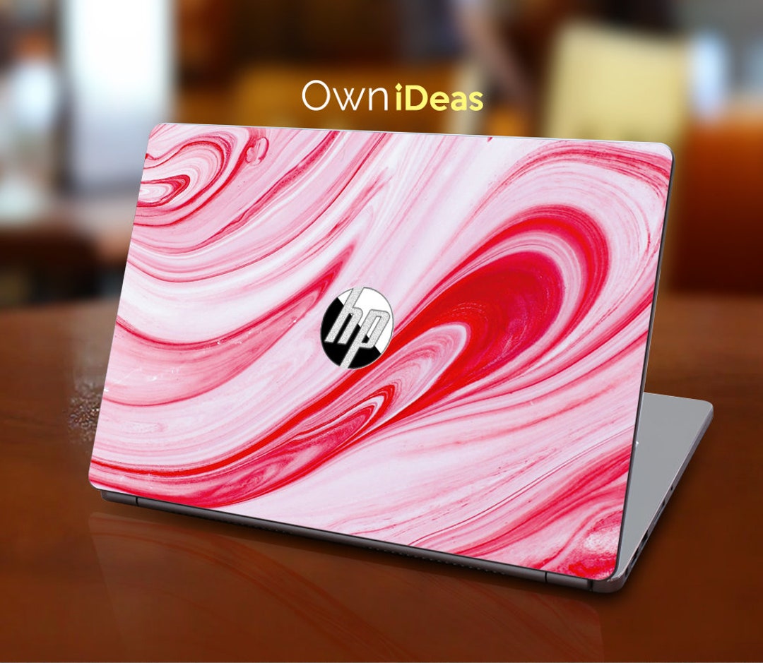 Hp Laptop Skin, Pink Marble Texture,individualized Gift,fits Hp Spectre ...