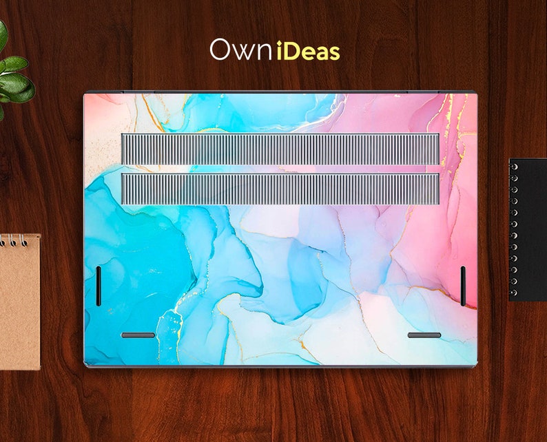 Dell Inspiron Laptop Skins Decal Marble Texture Design Personalized ...