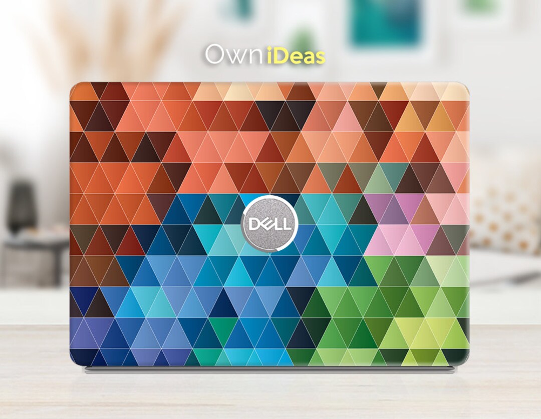 Dell Keyboard Stickers Colorful Geometric Personalization Customizable ...