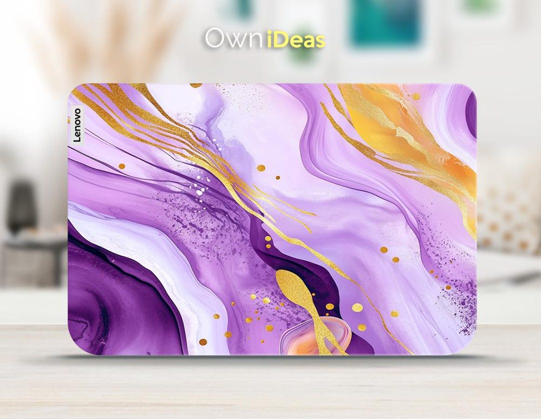 Lenovo Thinkbook Laptop Protective Sleeve Purple Gold Design New Year ...