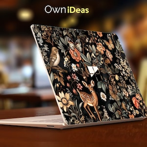 Surface Laptop Stickers Cute Animals Design Individualized Gift Fits ...