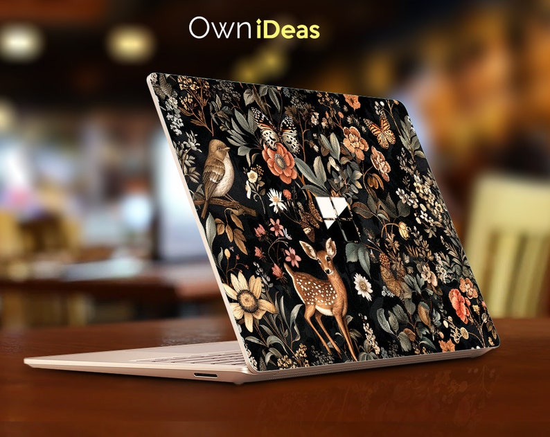 Surface Laptop Stickers Cute Animals Design Individualized Gift Fits ...
