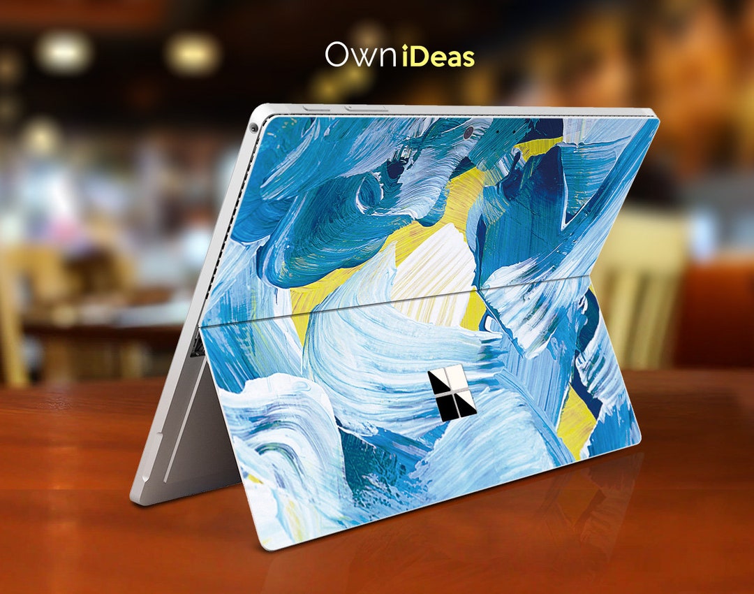 Microsoft Surface Pro 9 Skin, Abstract Painting Design, Personalized ...