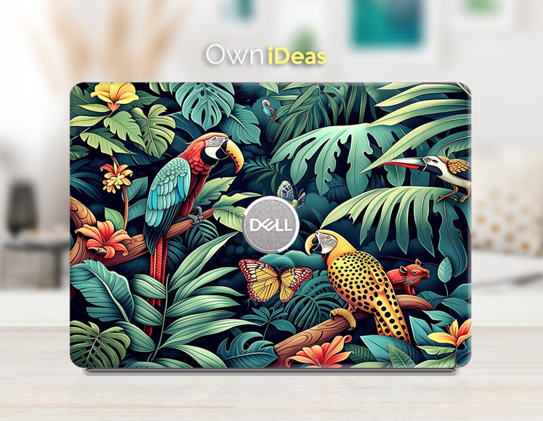 Dell Laptop Vinyl Sticker Cute Animal Design Personalized Gift for Mom ...