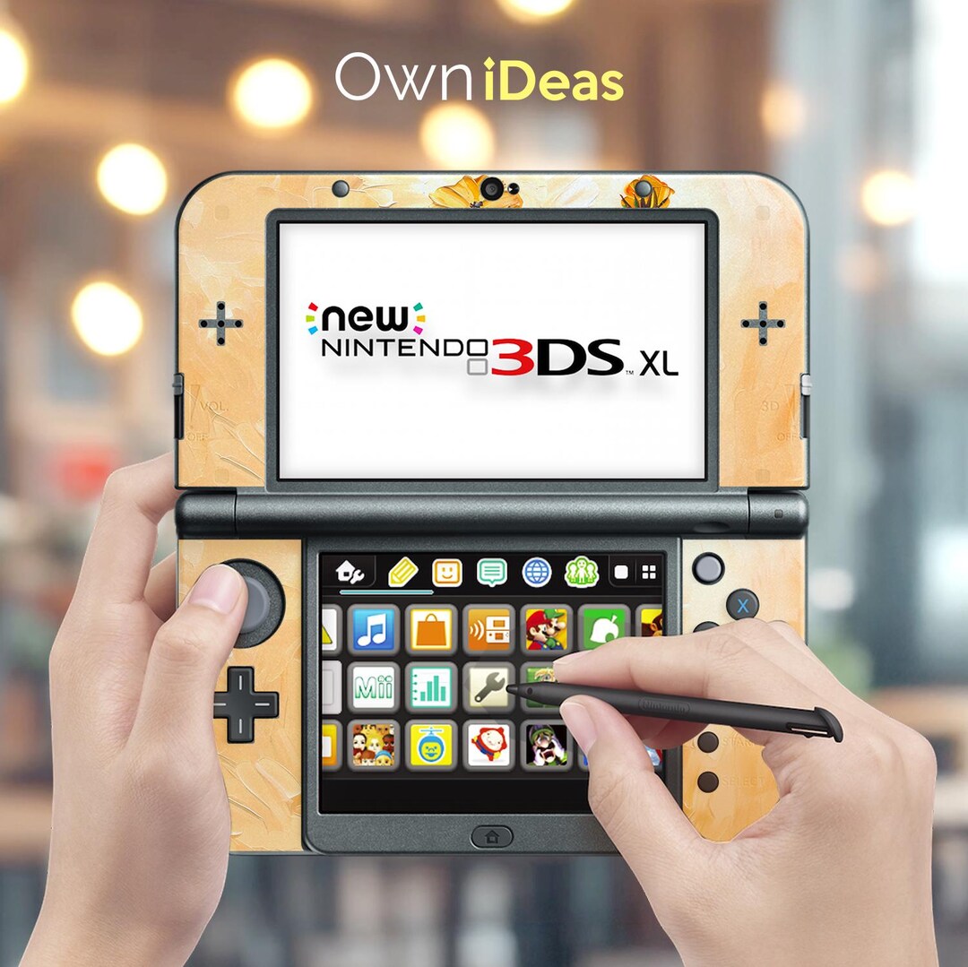 Nintendo New 3ds XL Skins With Clear Protective Cover Cactus Pattern ...
