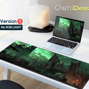 Desk Pad Green Town Design Pad Office Accessories Custom Mouse Pad ...