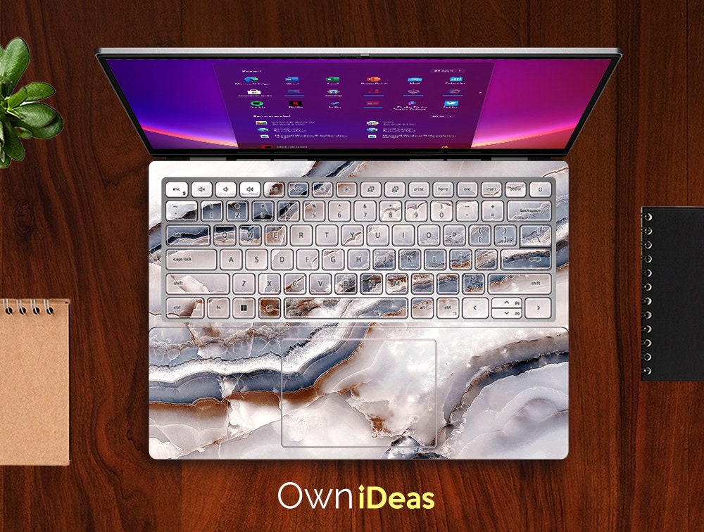 Dell Latitude 5520 Skin With Marble Texture Design Personalized Gifts ...