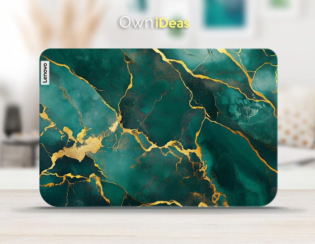 Lenovo Loq Laptop Sticker Green Gilded Design New Work Gift for Friends ...