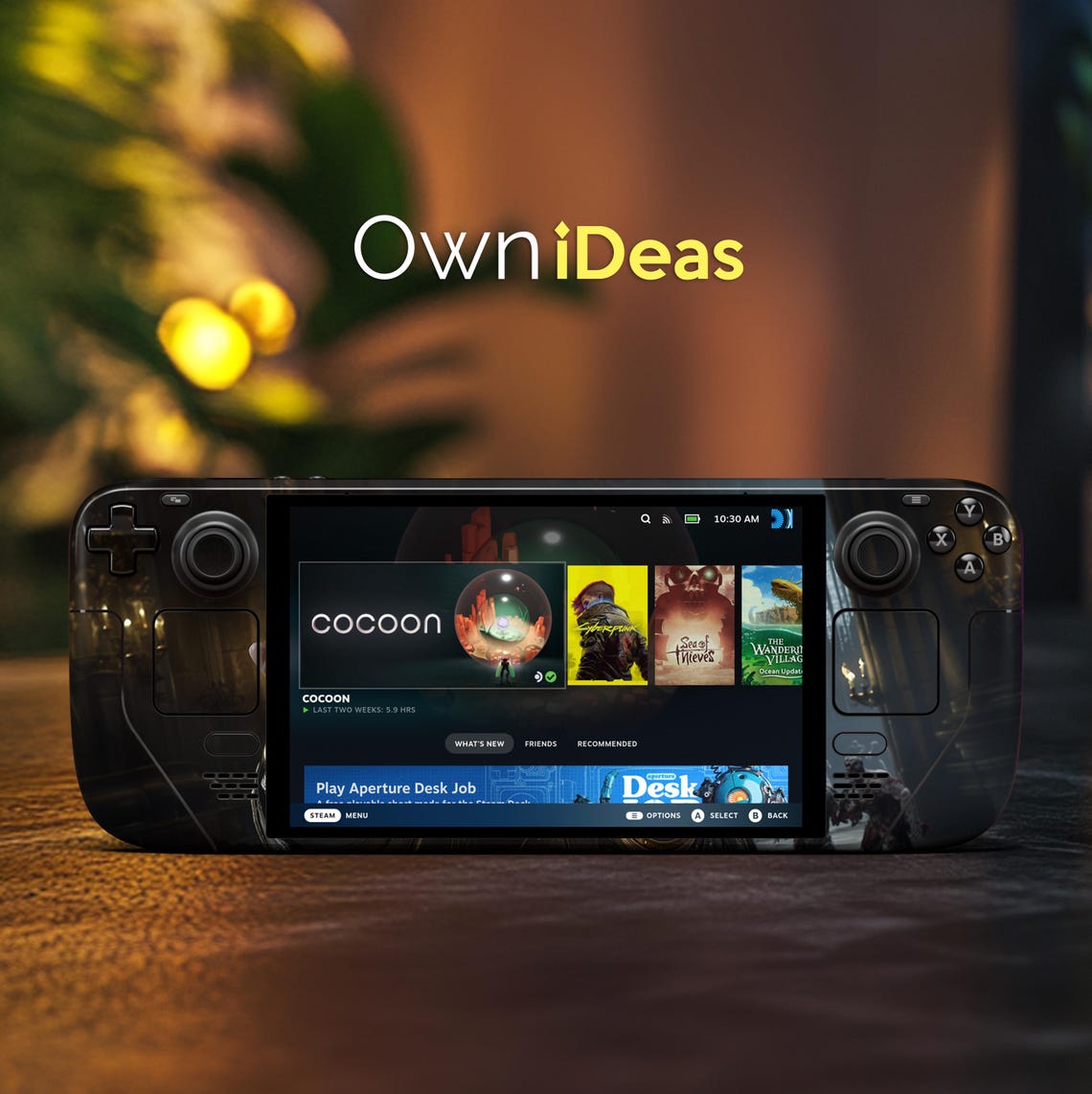 Custom Steam Deck Oled Skin With Clear Case Magic and Curse Design ...