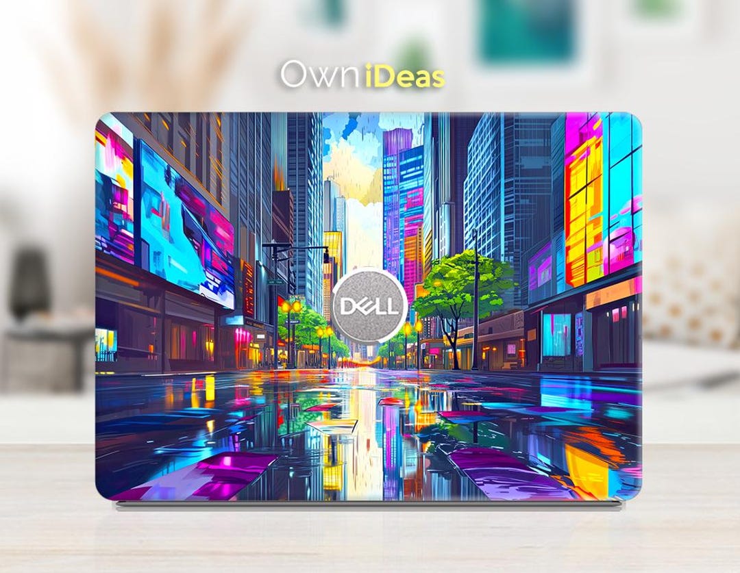 Dell Laptop Accessories Street Design Custom Decal Personalized Gift ...