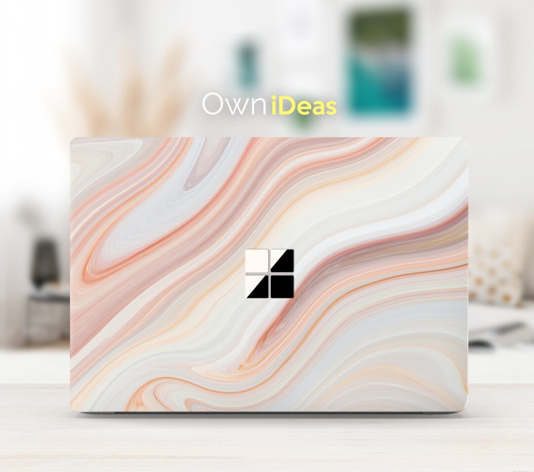 Surface Book Skin Pink Marble Texture Customizable Wedding Gifts for ...