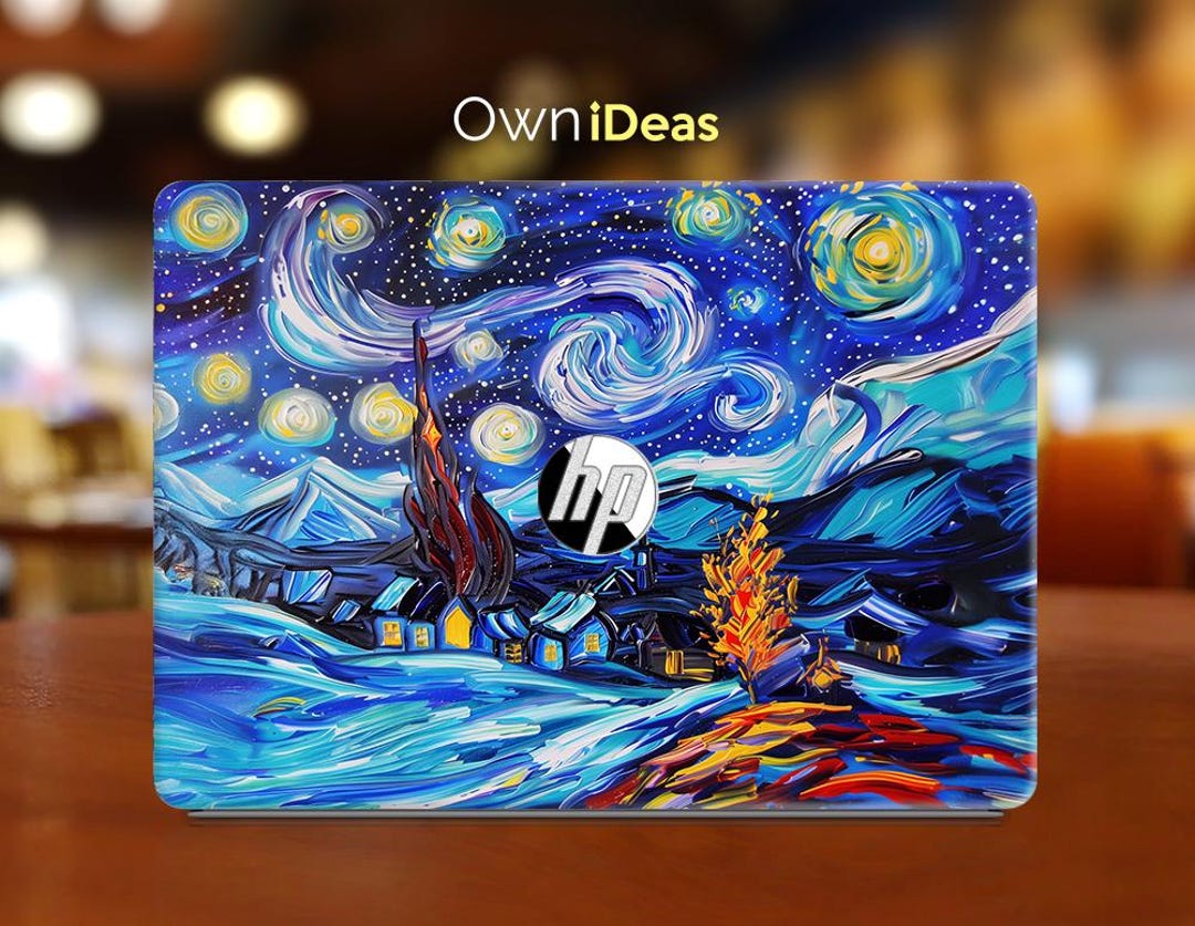 Hp Envy Skin Unique Oil Painting Pattern Design Personalized Gift for ...