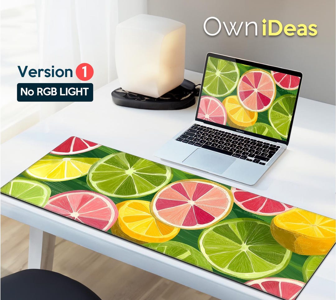 Fruit Desk Pad Office Accessories Lemon Design Birthday Gift for Sister ...