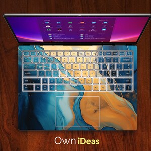 Protective Decal,hp Laptop Accessories,individualized Blue Marble Fits ...