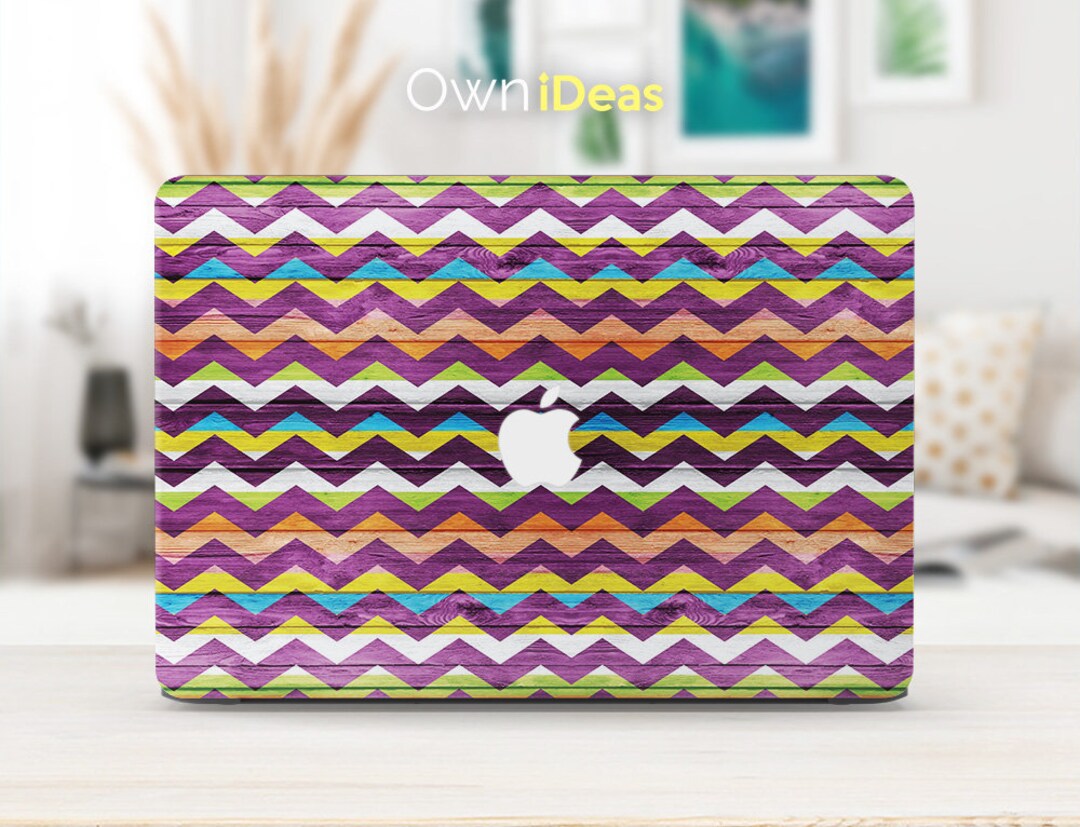 Unique Chevron Decal MacBook Air M1 Skins, Apple Laptop Decal, Mac ...