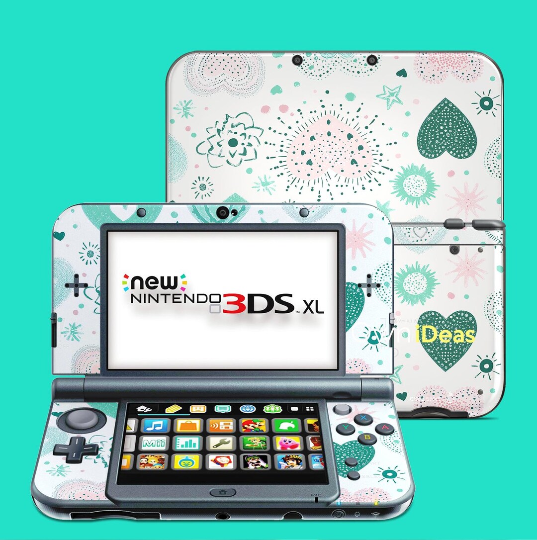 New Nintendo 3ds Xl Vinyl Sticker Customized Gift Children's Day Gift ...