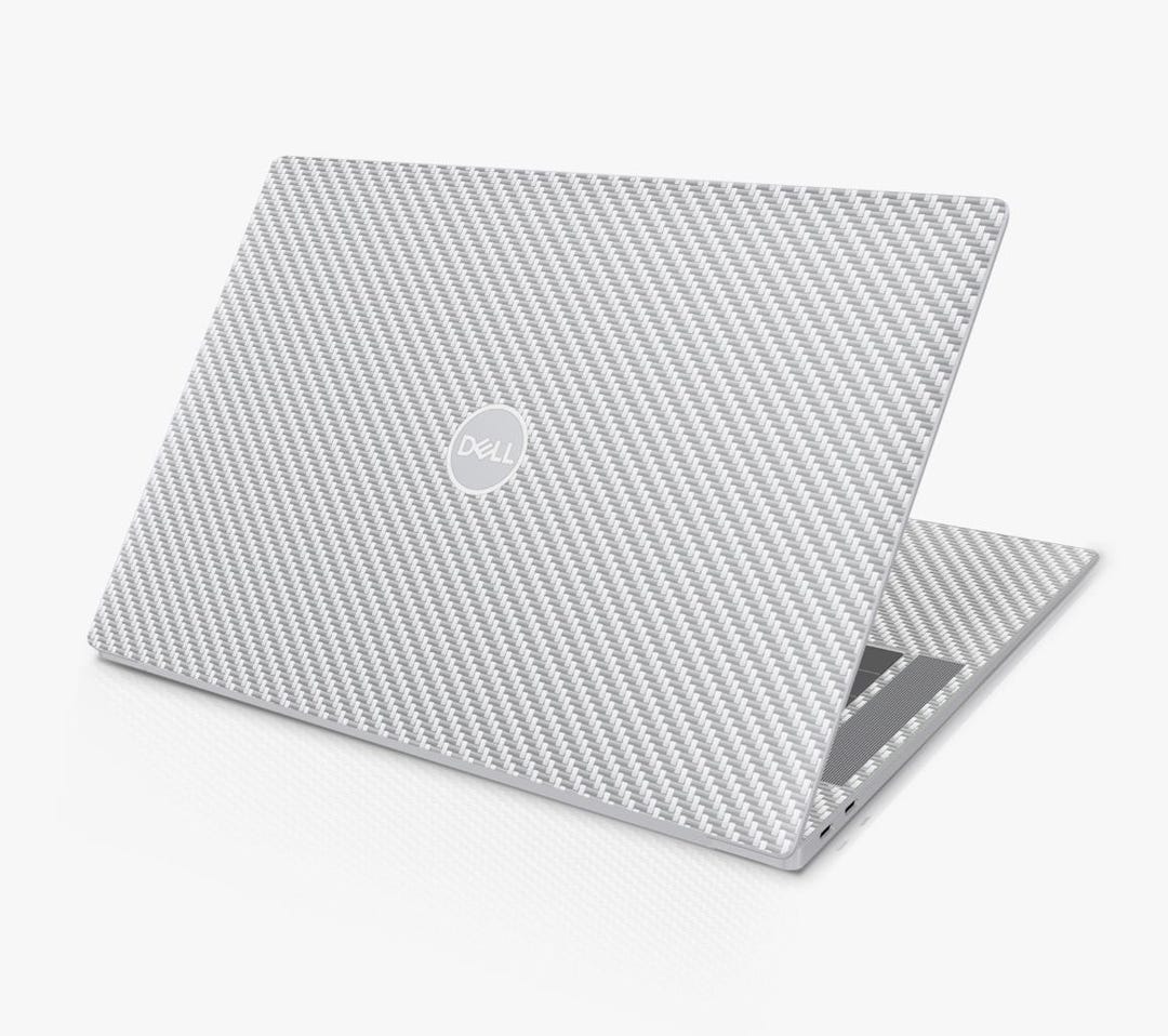 Dell Laptop Solid Color Fiber Silver Vinyl Sticker Fits Xps Latitude ...
