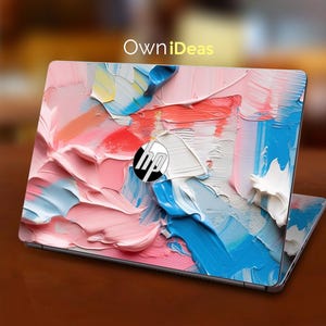 HP Laptop Accessories Pink Oil Painting Pattern Valentine's Day Gift ...
