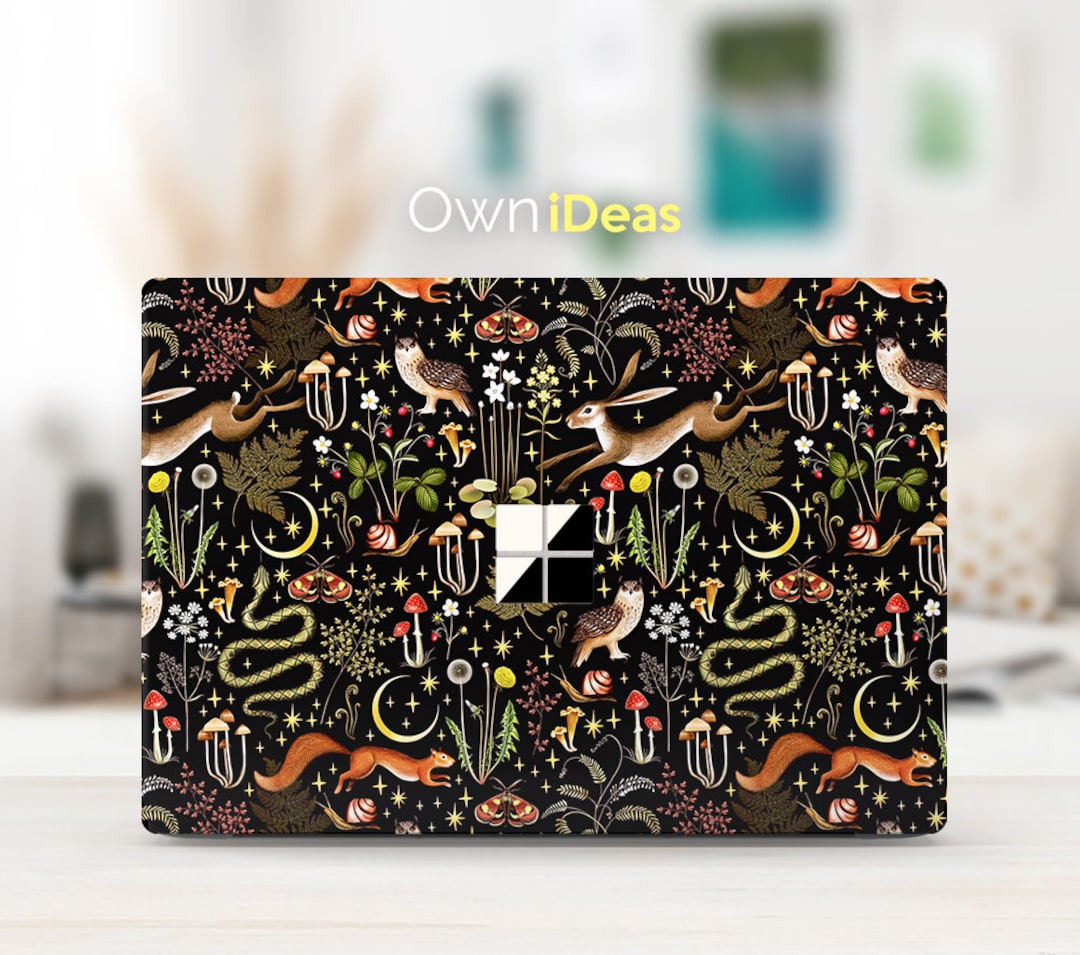 Surface Laptop Decal Stickers Cute Animals Style Design Individualized ...