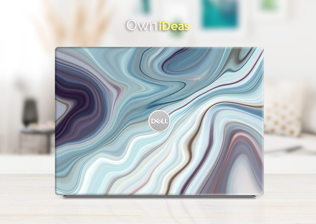 Dell Digital Products Skin Stickers Marble Texture Design Personalized ...