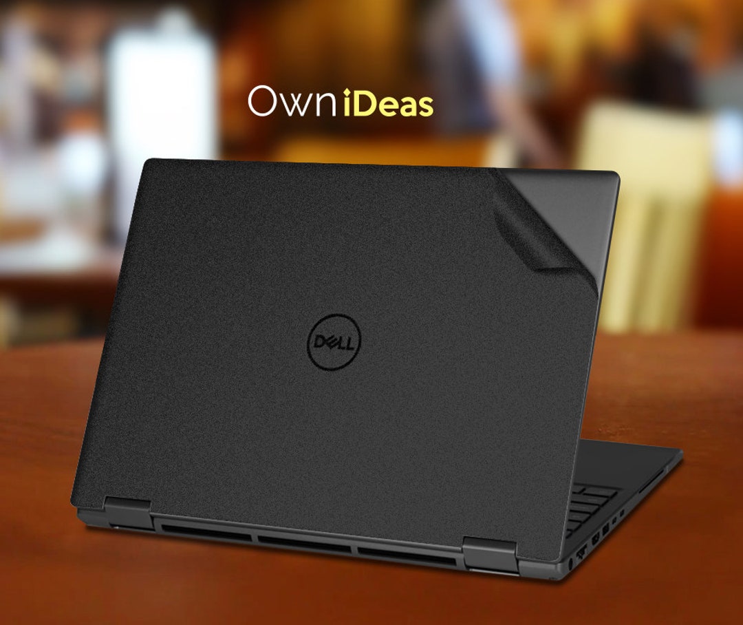 Dell Laptop Xps Skin Matt Black Color Personalized Decal Customizable ...