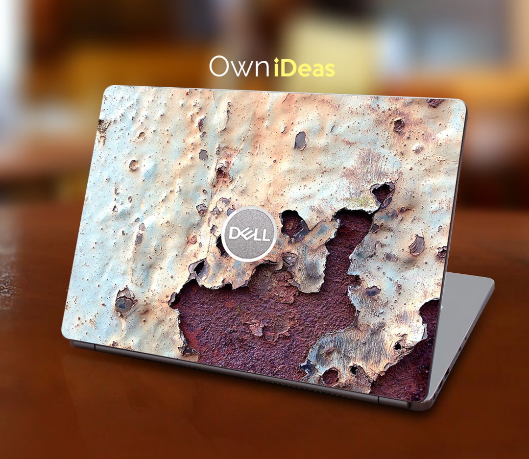 Dell Xps 13 Skin, Vintage Worn Metal Style Personalized Customizable ...