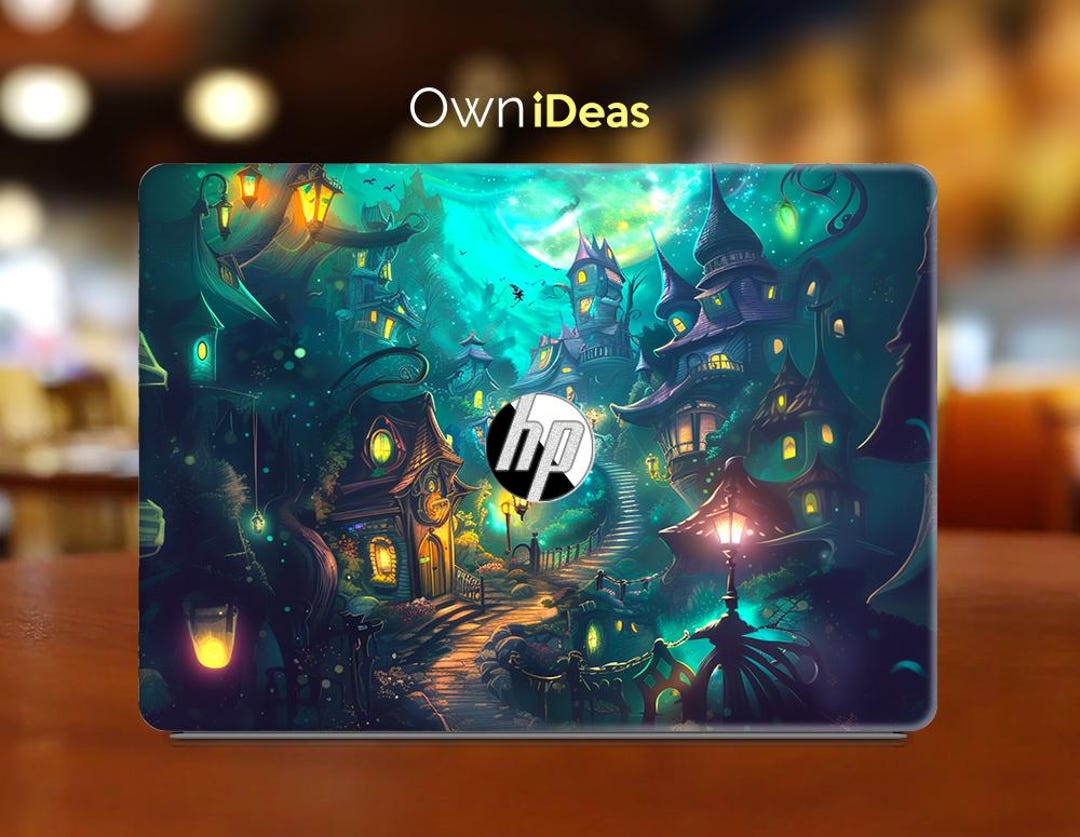 Hp Envy Skin Unique Dark Castle Design Personalized Gift for Spectre ...