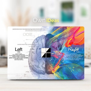 Surface Laptop Studio Protective Skin Personalized Gift Brain Design ...