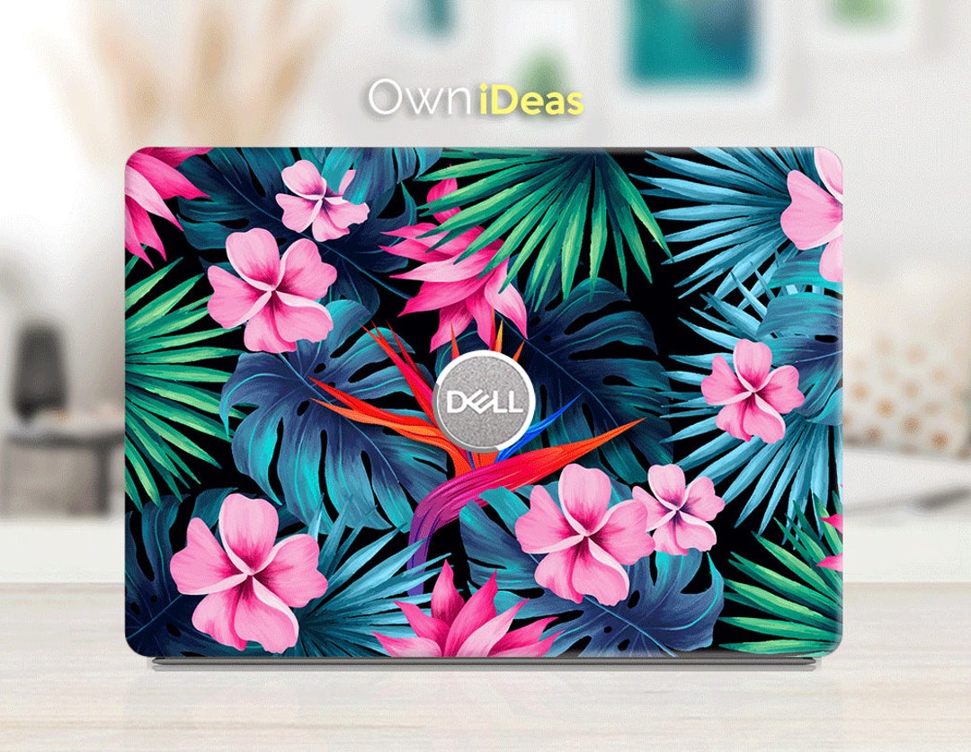 Dell Latitude Skin Bright Flower Painting Personalized Customizable ...