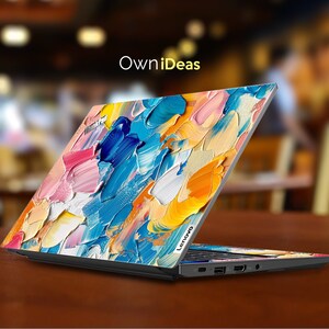 Lenovo Laptop Skin Vinyl Sticker Colorful Design Custom Decal ...