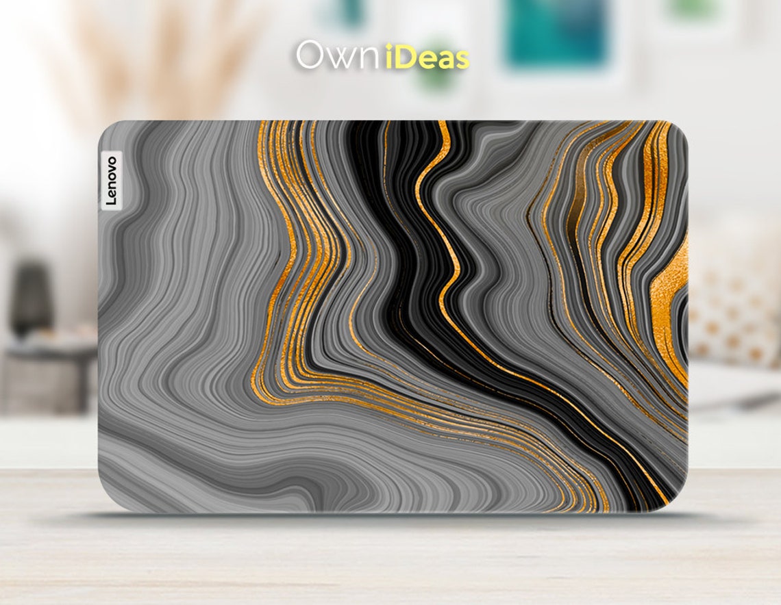 Lenovo Ideapad Flex 5 Skin Abstract Curve Design Personalized ...