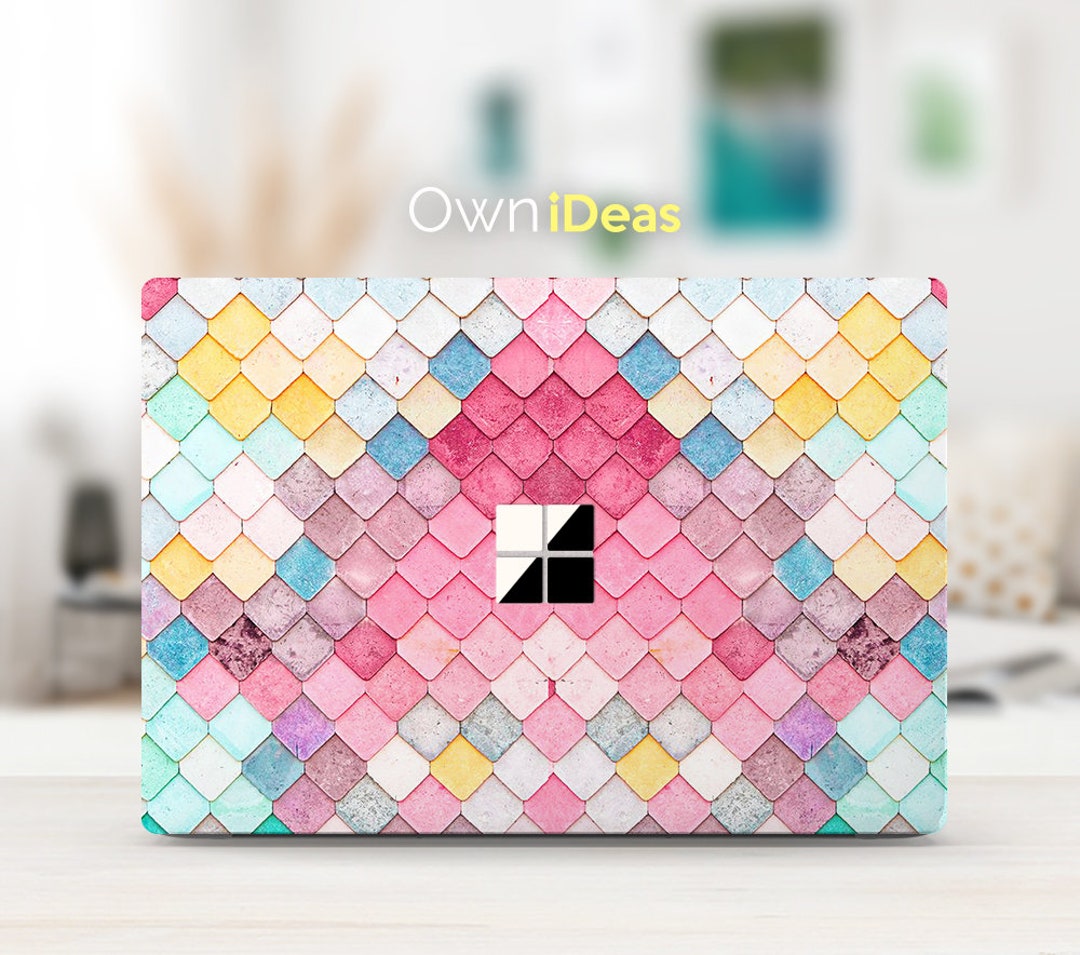 Microsoft Laptop Skin Colorful Art Design Customizable Personalized ...