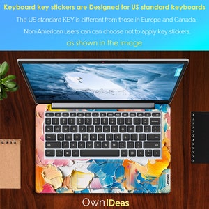 Lenovo Laptop Skin Vinyl Sticker Colorful Design Custom Decal ...