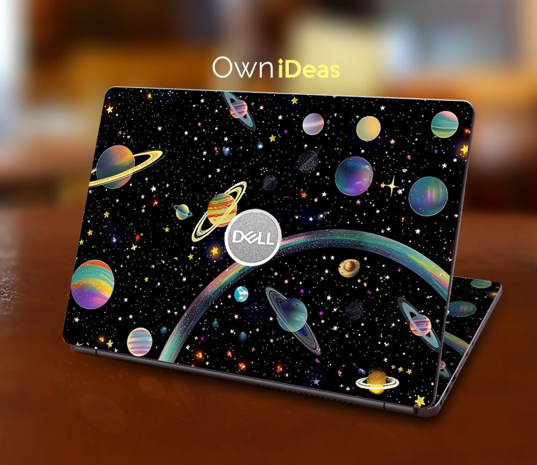Dell Laptop Sticker Outer Space Design Custom Decal Personalized Gift ...
