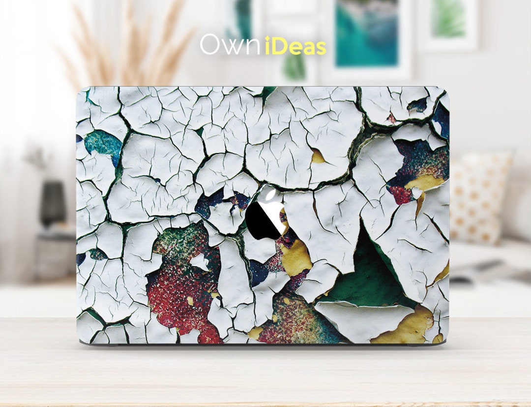 MacBook Sticker Cover, Unique Worn Wall Decal, Apple Laptop Decal, Mac ...