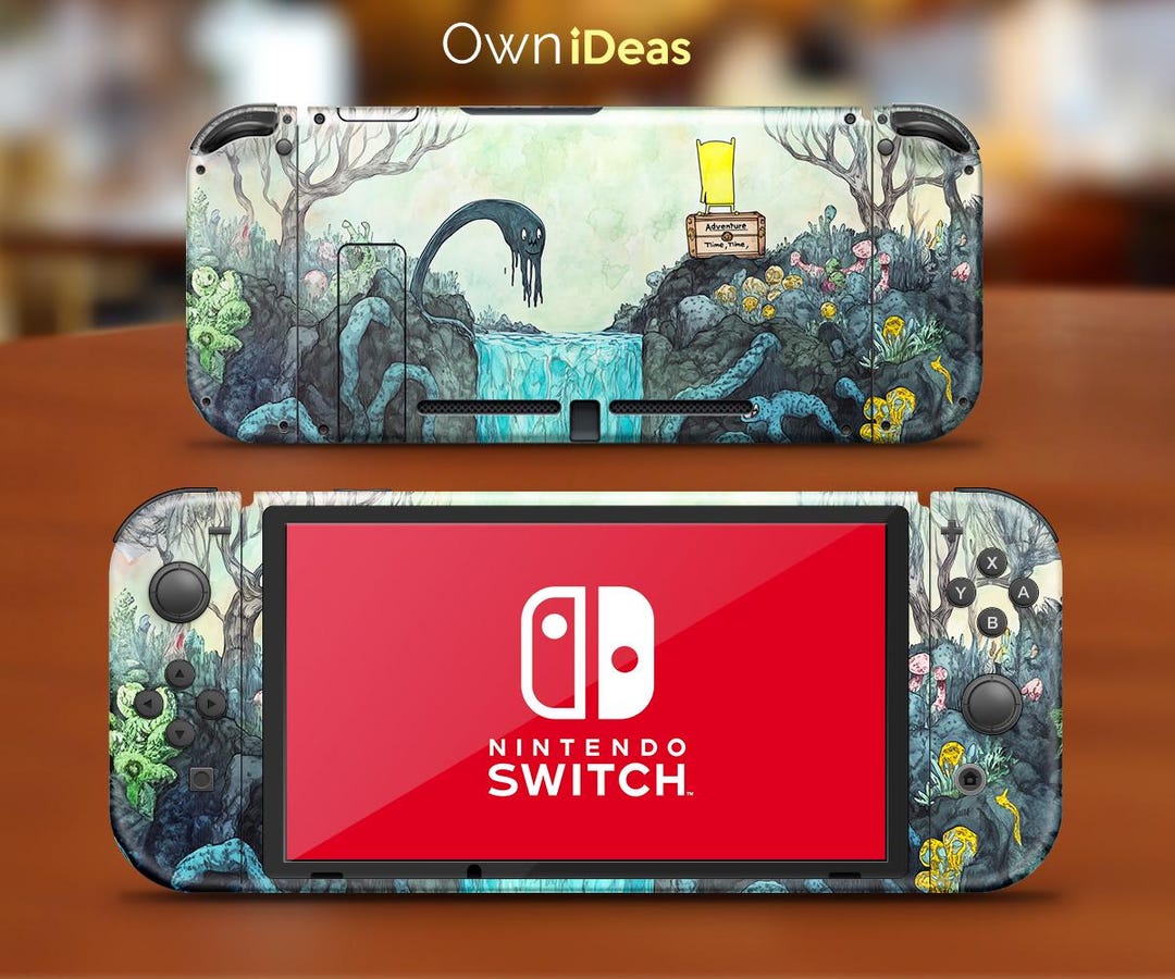 Customizable Nintendo Switch Oled Skin Misty Forest Design Couple Gift ...