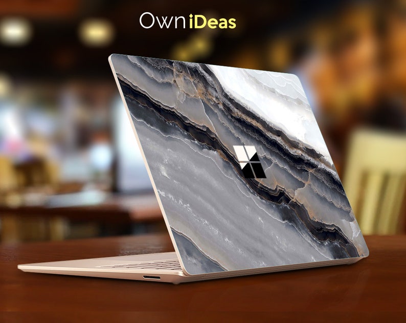 Surface Laptop Skin Marble Texture Design Customizable - Etsy