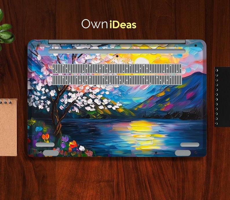 Lenovo Laptop Skin Oil Painting Scenery Vinyl Sticker Personalized ...