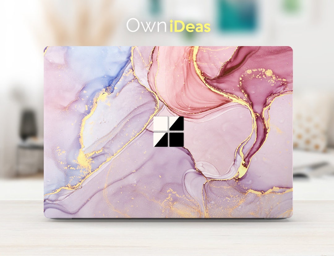 Surface Skin Custom Decal Pink Marble Design Customizable Personalized ...