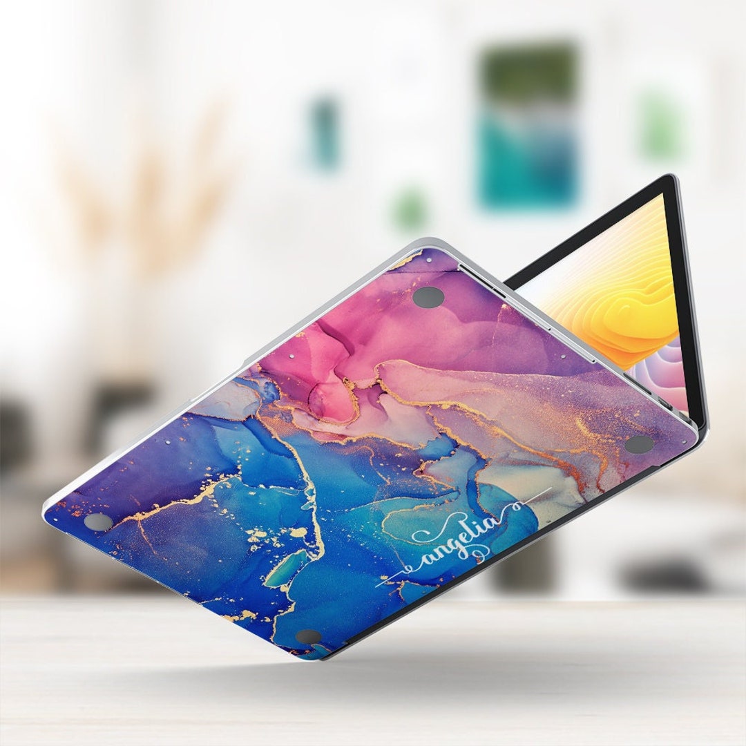 Marble Decal MacBook Laptop Decal Personalized MacBook Decal - Etsy