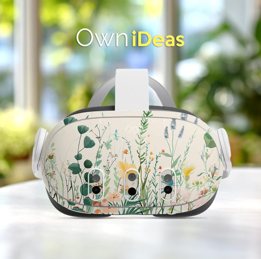 Meta Quest 3 Vr Sticker Decal Skin Natural Garden Design Girlfriend ...