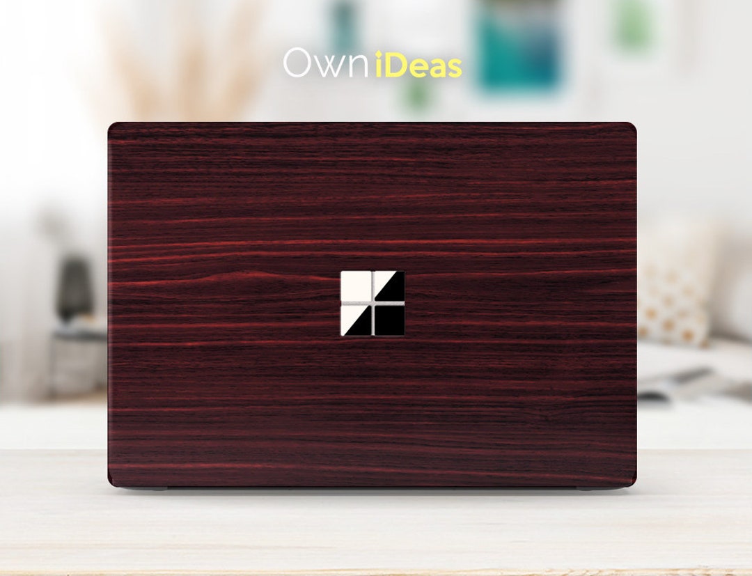Surface Book 3-13.5 Inch Skin, Personalized Gifts for Him, Wood Grain ...