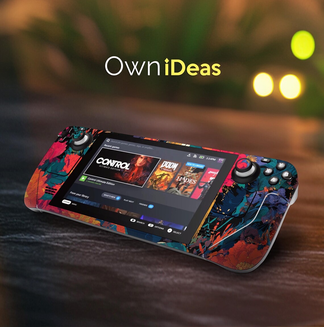 Steam Deck OLED Skin Sticker Decal Accessories Hua Dan's Art Pattern ...