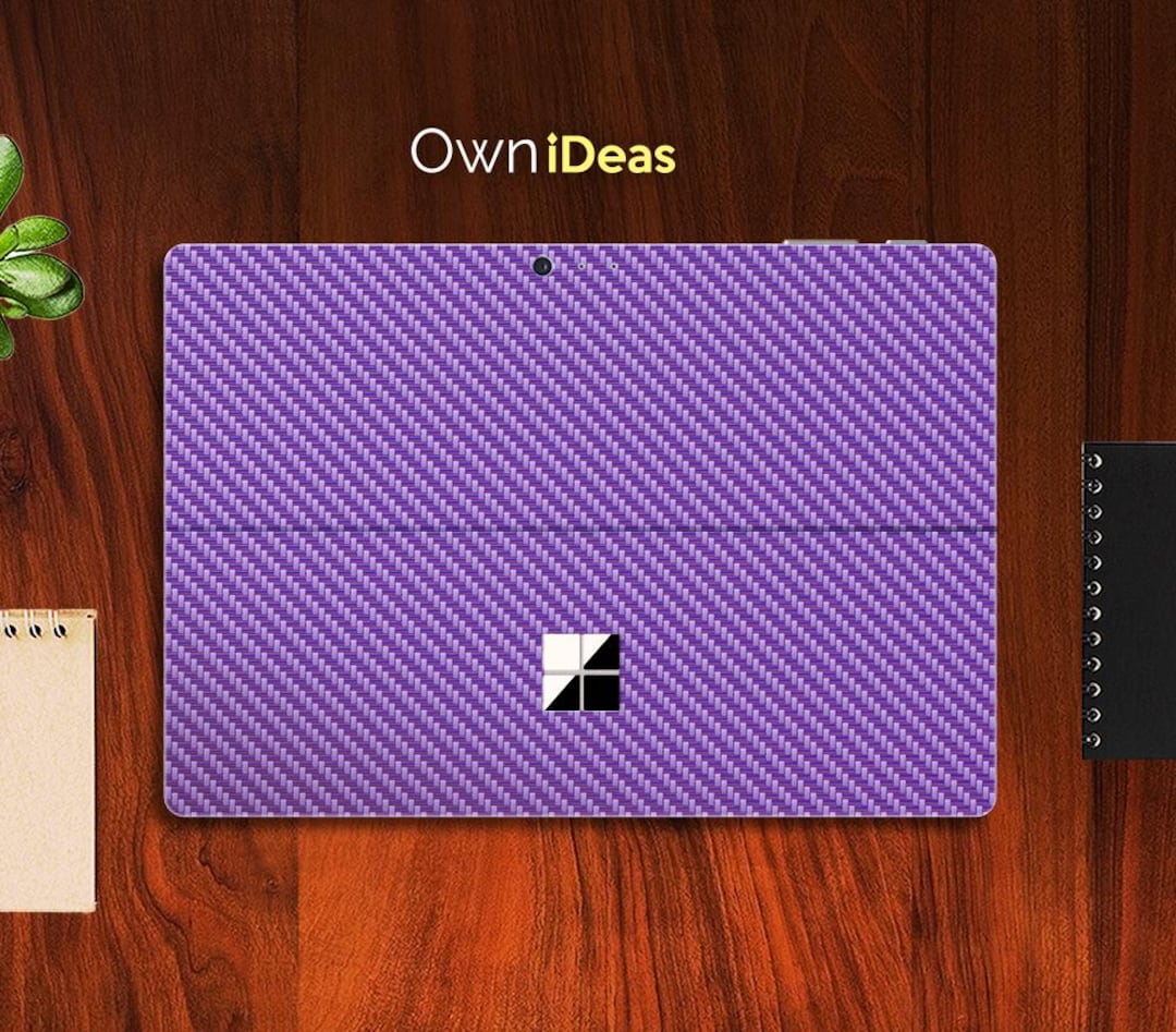 Surface Pro Skin Fiber Purple Design Personalized Solid Color Gift for ...