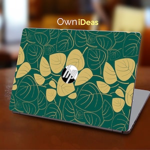 Hp Victus 15 Inch Skins , Green Florals Personalized Gift, Fits HP ...