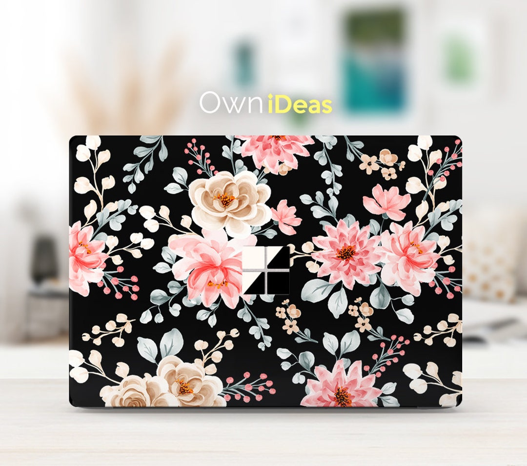 Surface Laptop Studio Skin Pink Floral Design Personalized Gifts for ...